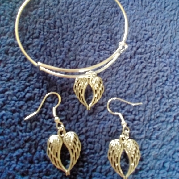 Fashion Jewelry | Jewelry | Handmade Angel Wings Jewelry Set | Poshmark